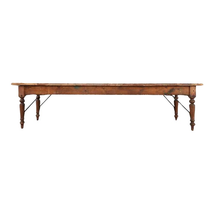 American Country Pine General Store Work Table or Display | Chairish