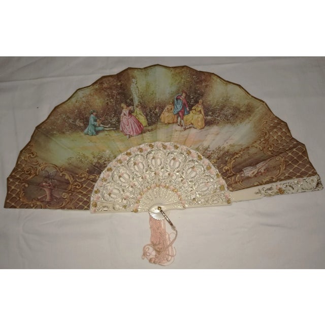 Antique European Hand Fan | Chairish