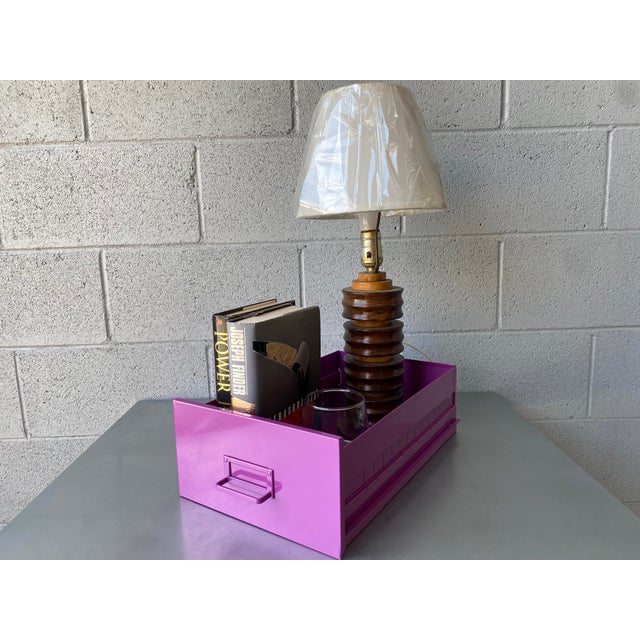 Mid Century Steel Drawer Insert, Repurposed as Organizer / Container ...