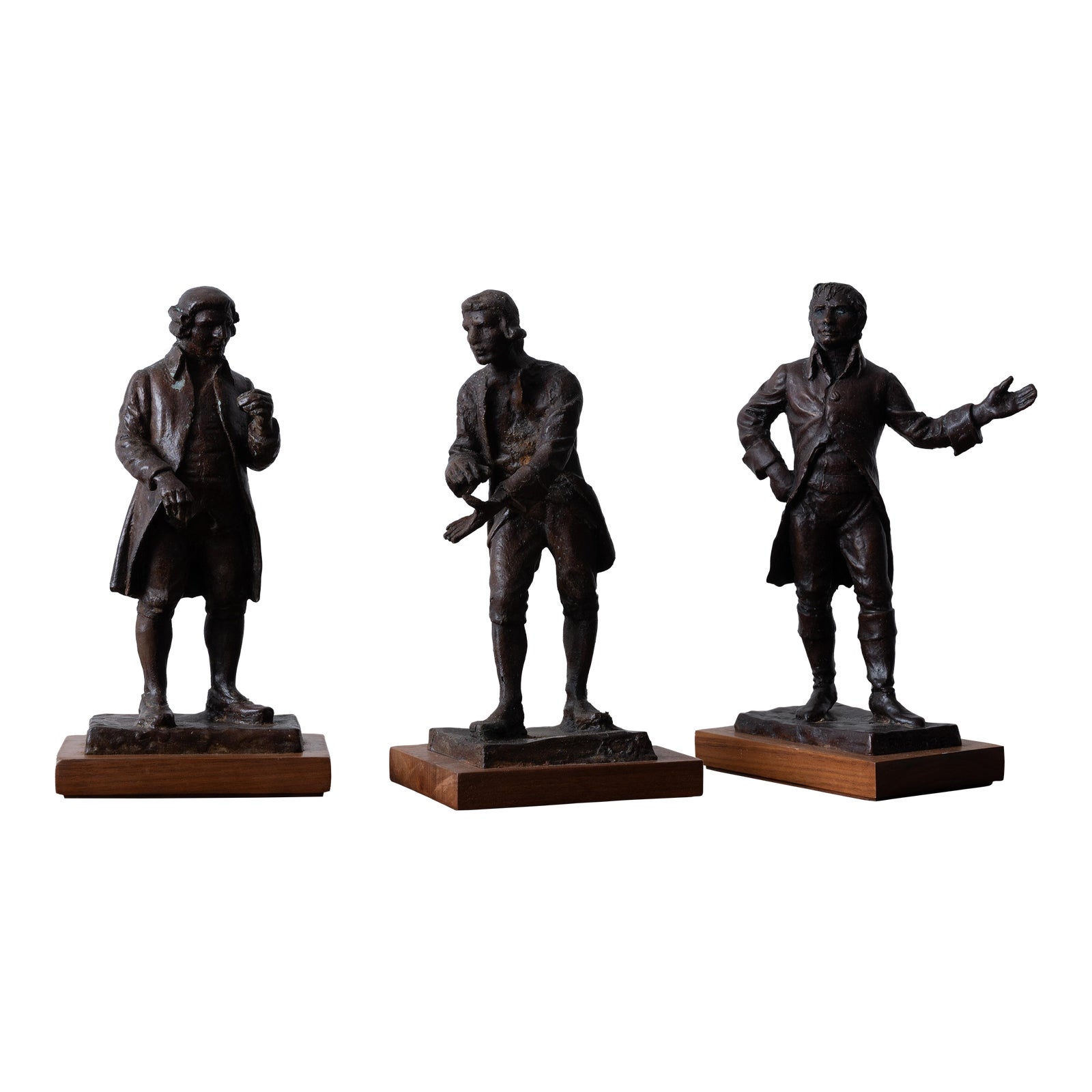 Founding Fathers Wpa Bronzes by Rosario R. Fiore, 1930s | Chairish