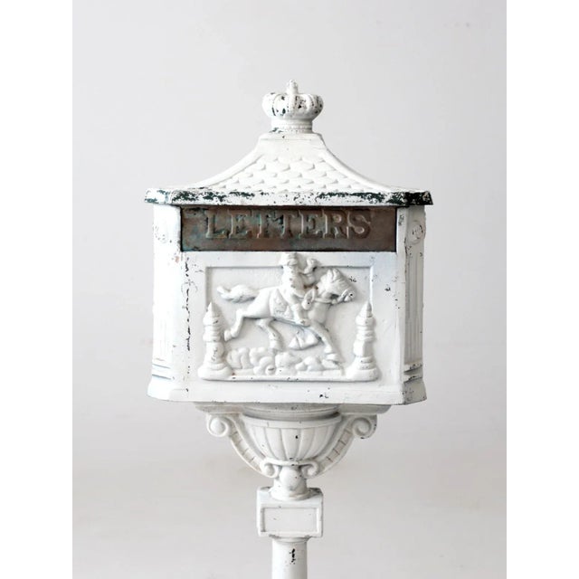Antique Cast Iron Mailbox | Chairish