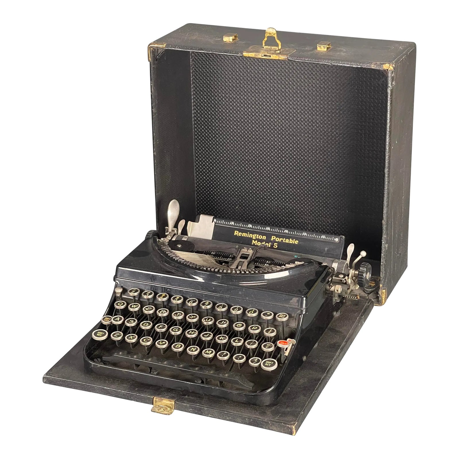 Vintage 1931 Remington Portable Model 5 Noiseless Typewriter Antique ...