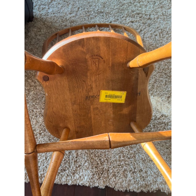 Late 20th Century Nichols & Stone Windsor Chairs - Set of 2 | Chairish