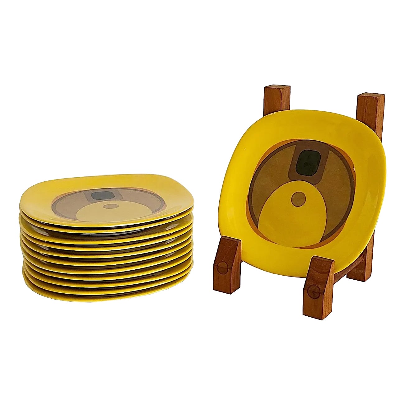 1960s Block Langenthal Evolution Bread and Butter Plates Designed by ...