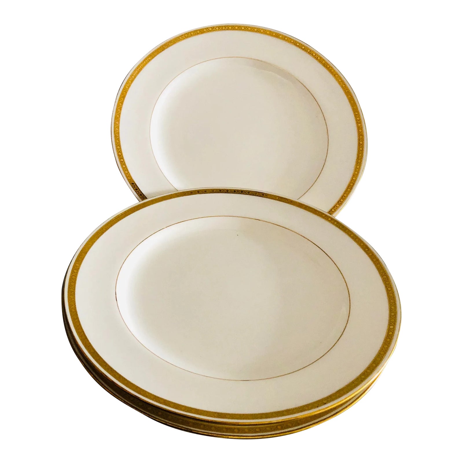 Vintage Mintons Higgins & Seiter Bone English China Plates- Set of 3 ...