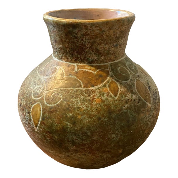 Ceramic Ball Vase by Bernard Buffat | Chairish