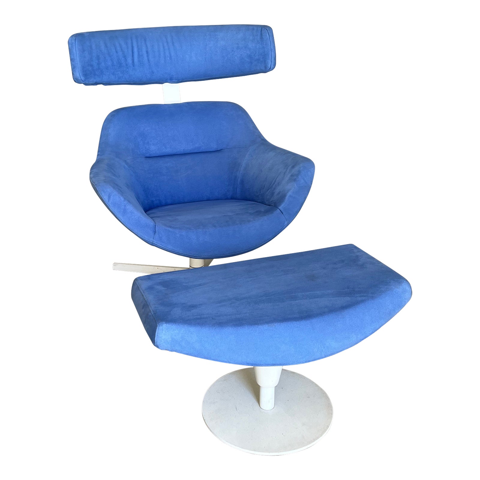 Aukland High Back Lounge Chair and Ottoman by Jean-Marie Massaud for ...