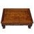 Brown Wood Oriental Scroll Carving Rectangular Display Table Stand ...