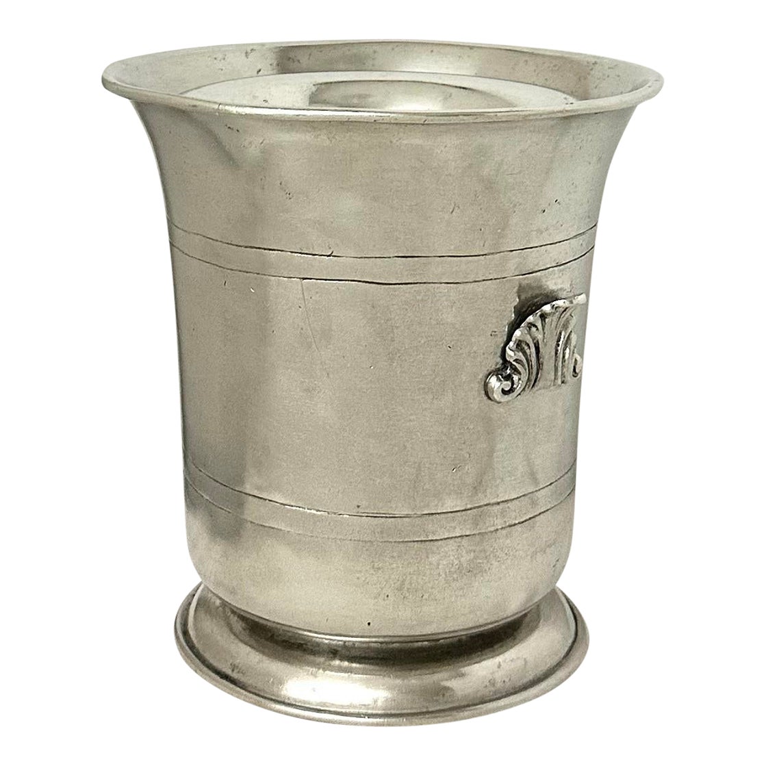 Vintage Italian Pewter Ice Bucket / Crafted in Italy Champagne Holder ...