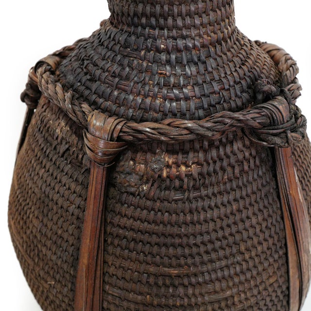 Old Nigerian Basket Vessel | Chairish