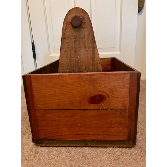 1930s Vintage Wood Box/Caddy | Chairish
