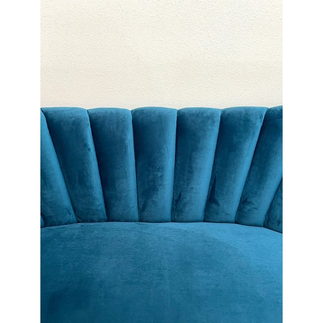 Vintage Channel Back Sofa | Chairish