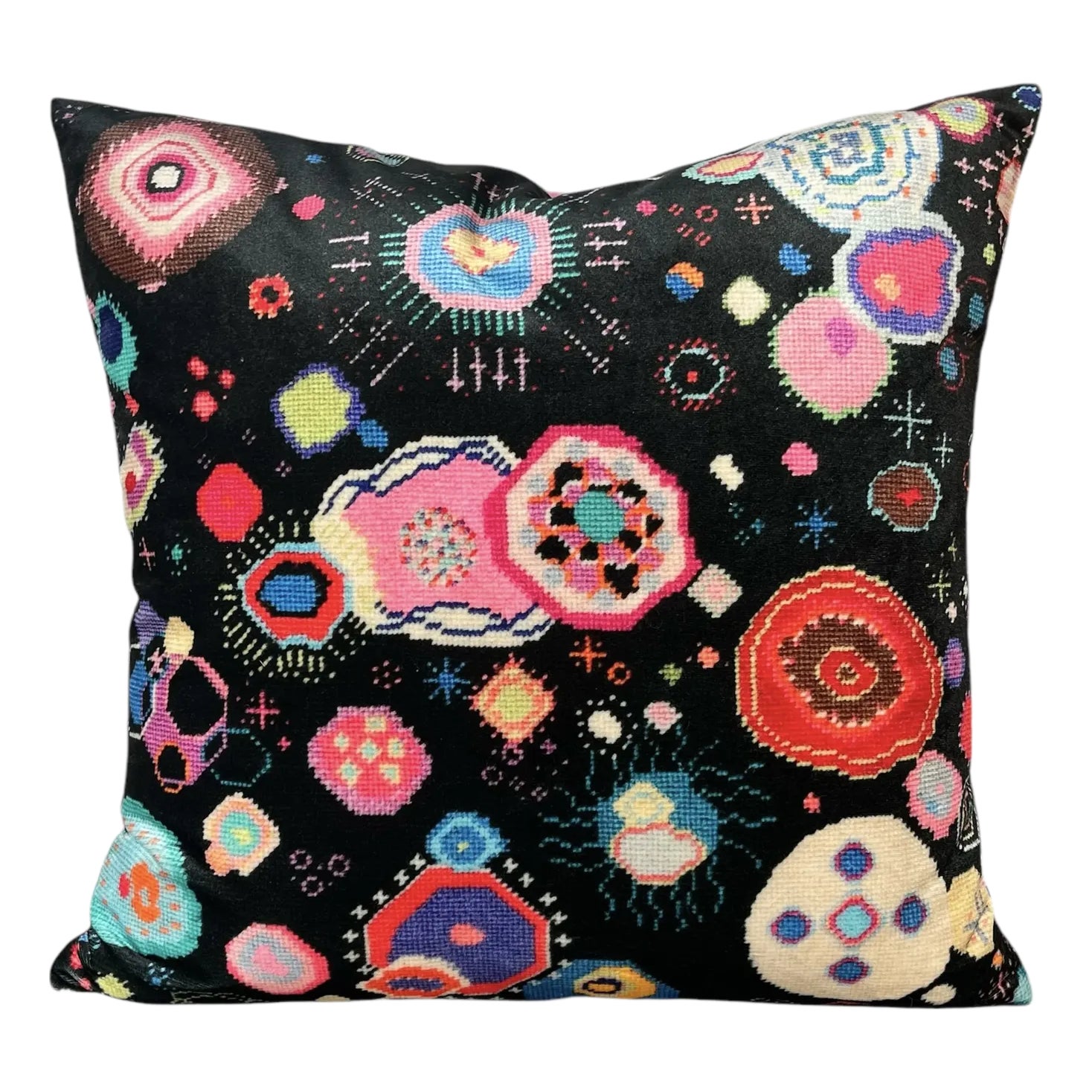 Velvet "Cosmo Amuse" Celestial Inspired Custom Made Pillow, Original ...