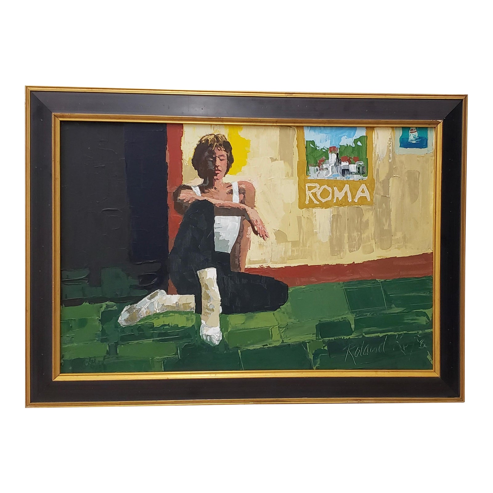 Roland Roy (Hawaii / California) Original Oil on Canvas | Chairish