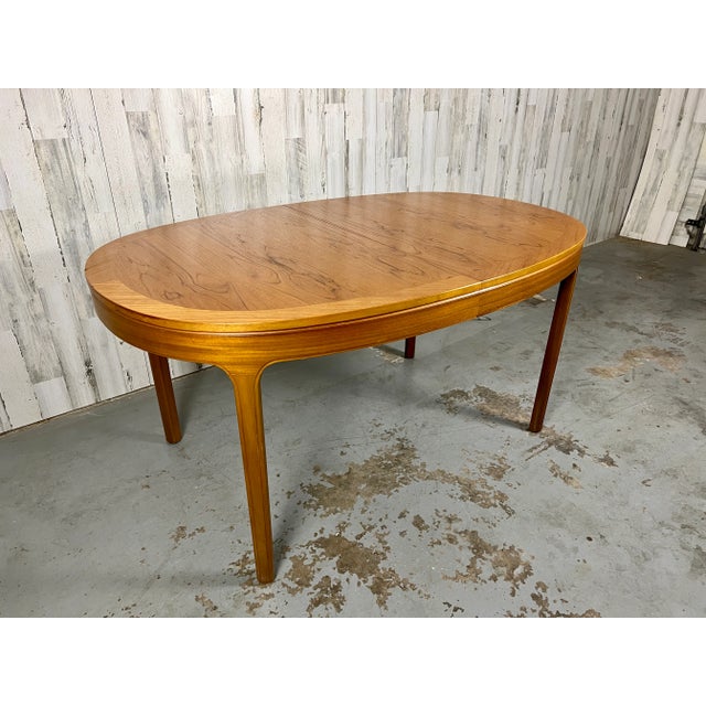 Oval Teak Dining Table by Nathan Furniture | Chairish