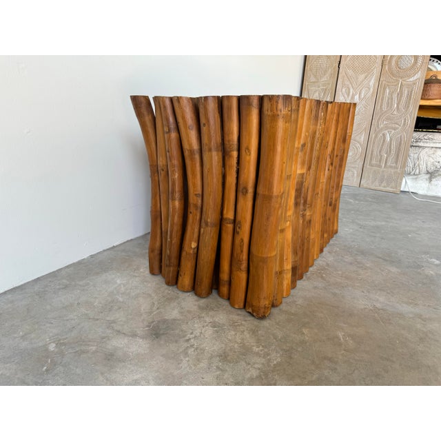 Vintage Antonio “Budji” Layug - Style Sculptural Cluster Bamboo & Glass ...