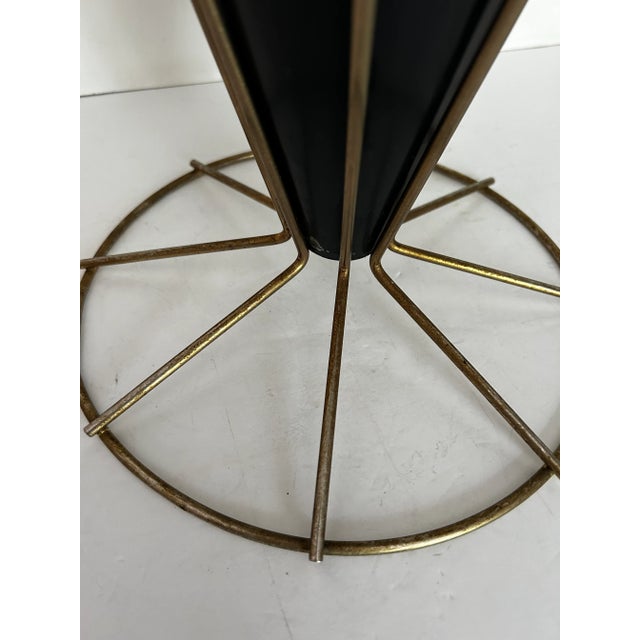 1960s Vintage Mid-Century Metal Umbrella Shaped Umbrella Stand | Chairish