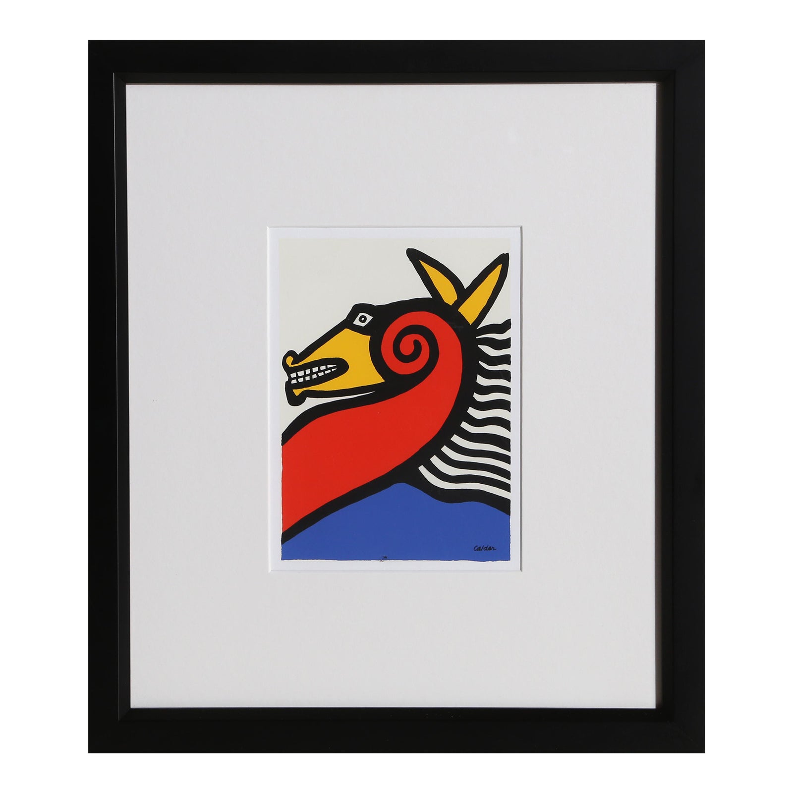 Seahorse, Alexander Calder Screenprint on Card Stock | Chairish