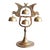 Vintage Brass Bell Tree - Made in Hong Kong | Chairish