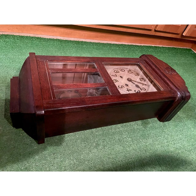 Early 1900s German Box Regulator Wall Clock by Konkurrenz (Carl Warner ...