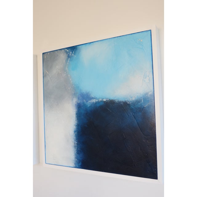 C. Damien Fox 2020 "Tempestuous Blue 1" Oil on Panel | Chairish