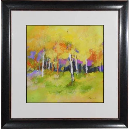 1990s Framed Transitional Artwork | Chairish