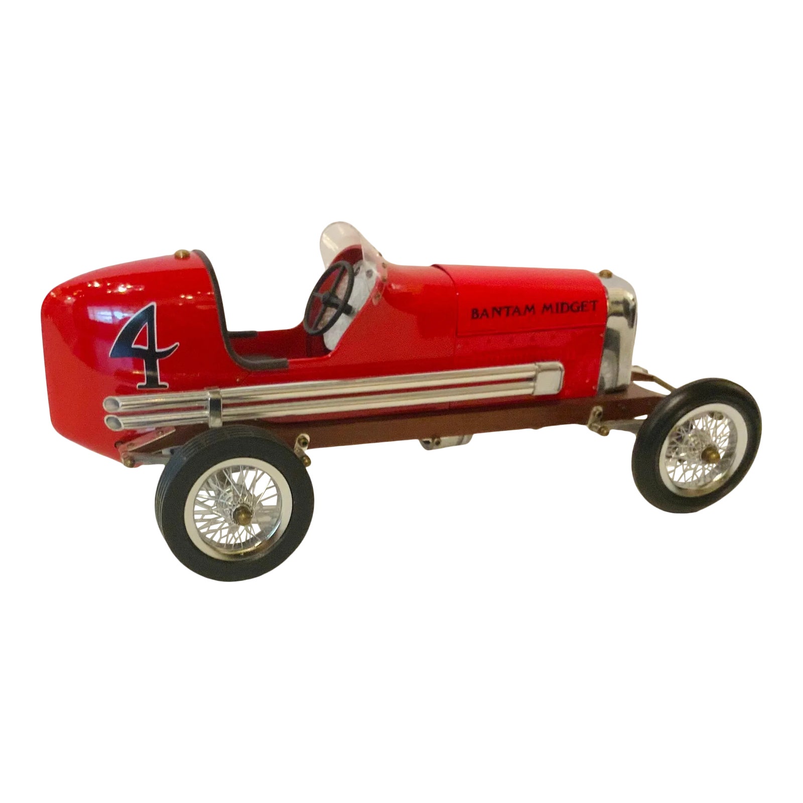 Style Red Polished Bantam Midget Model Car | Chairish