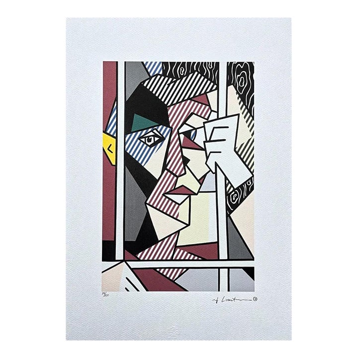 After Roy Lichtenstein, "Prisoner ", 1990s, Silk-Screen | Chairish