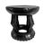 Oka Yoruba Black Wood Stool | Chairish