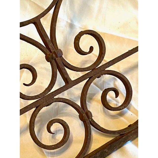 metal scrollwork panels