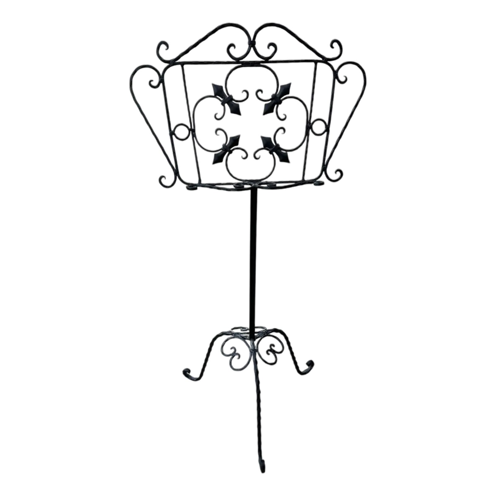 Vintage Iron Music Stand | Chairish