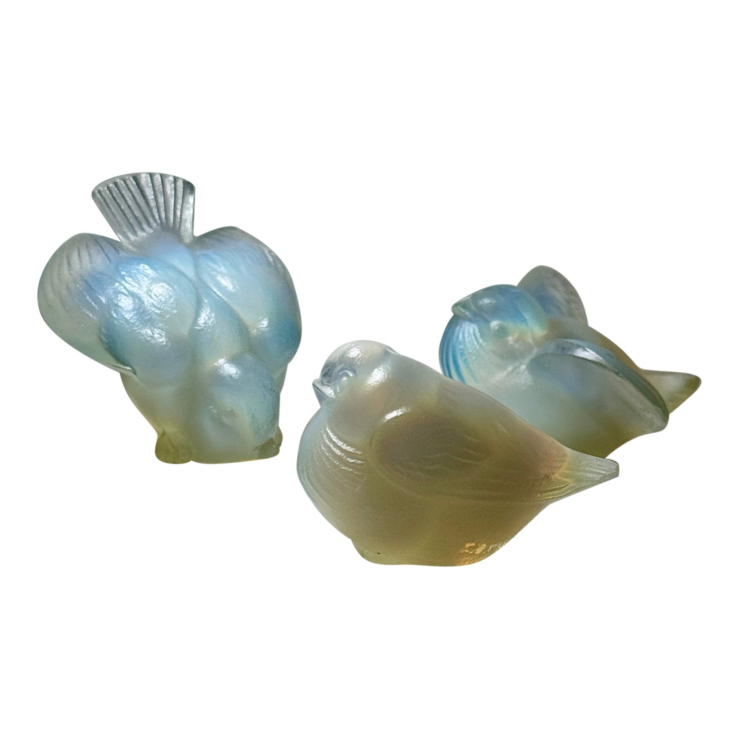 Circa 1930's Sabino Paris France Opalescent Sabino Bird Figurines- Set ...
