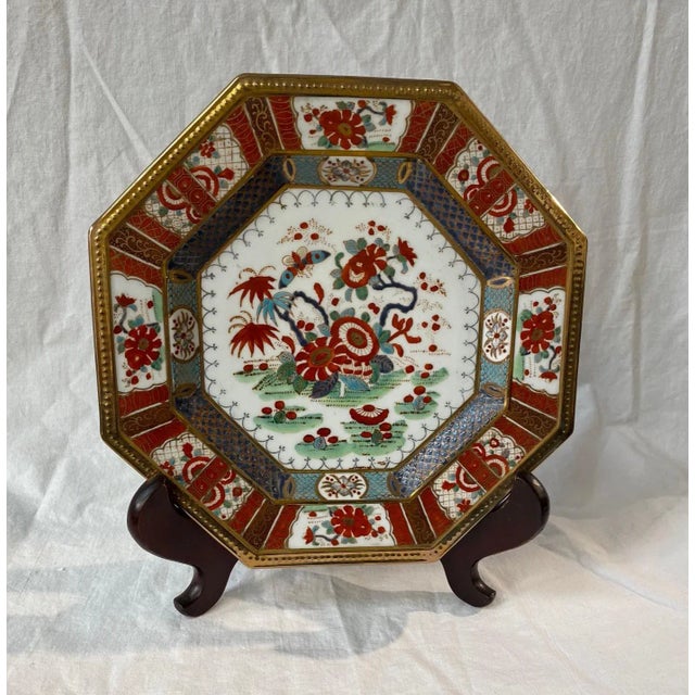 China Plate on Display Stand by Payne Imports | Chairish