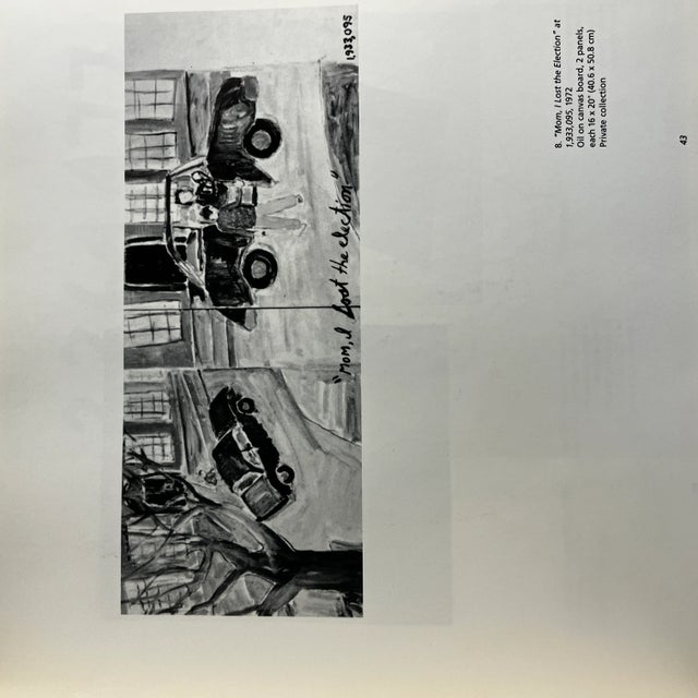 1984 Jonathan Borofsky Whitney Museum Art Book | Chairish