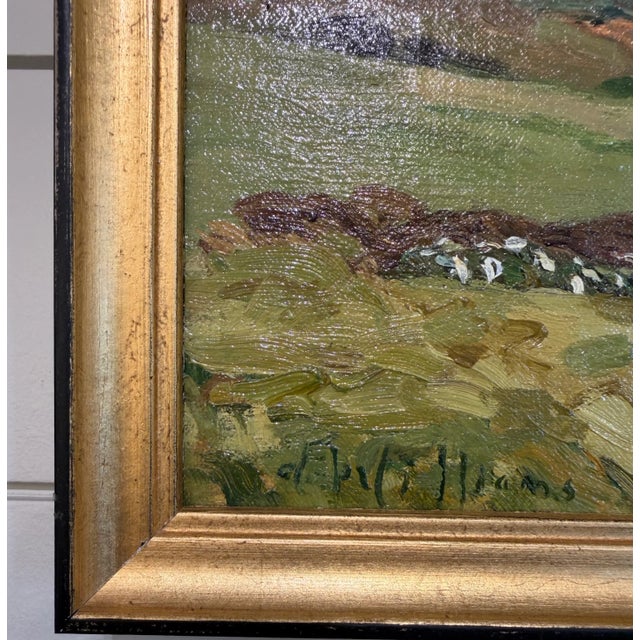 Oil on Canvas Still Life Landscape | Chairish