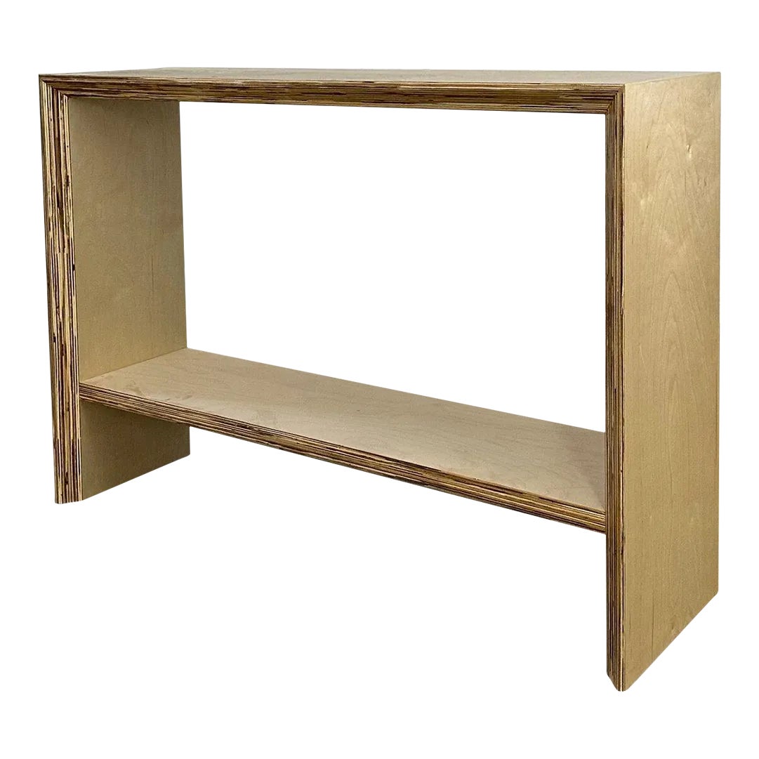 Two Tier Console in Exposed Maple | Chairish
