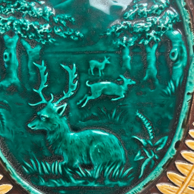 1870 England Majolica Tile by Robert Minton Taylor Fenton Works | Chairish 1870 England Majolica Tile by Robert Minton Taylor Fenton Works | Chairish
