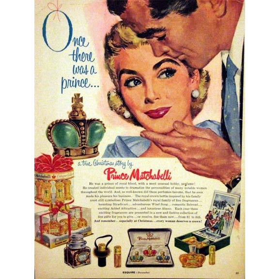 Prince Matchabelli Giclee Print Ad | Chairish