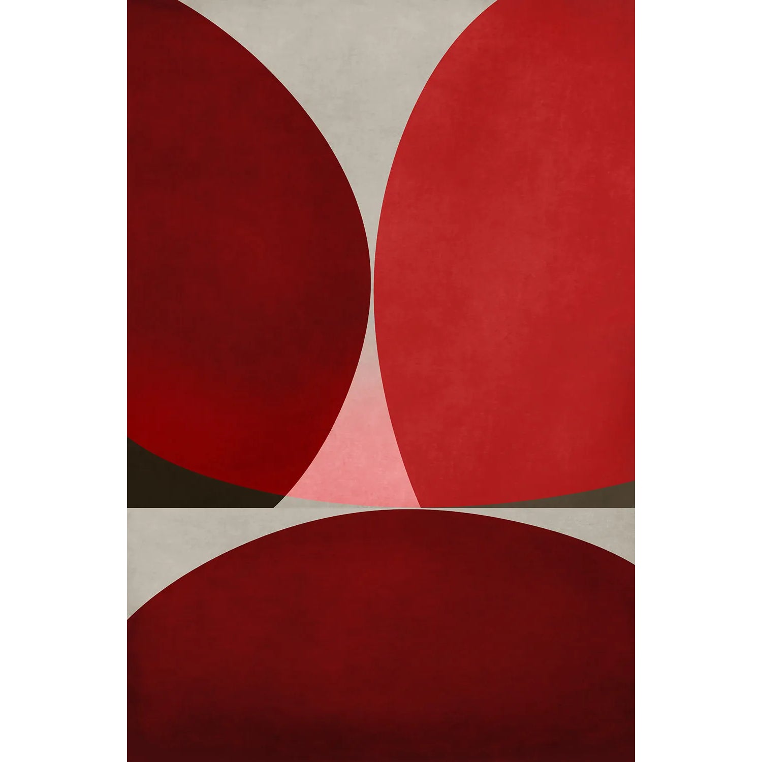 Contemporary Art - Mid-Century Modern "Scarlet Figure No.2" by Angela ...