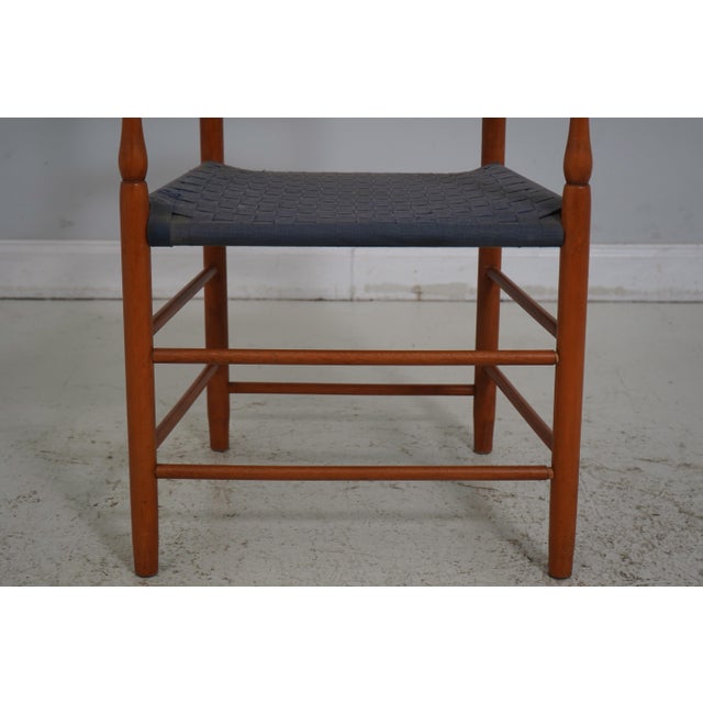 Set of 8 Shaker Style Cherry Dining Room Armchairs | Chairish