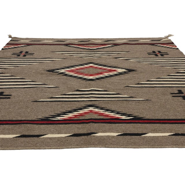 Southwest Modern Ganado Navajo-Style Rug - 05'02 X 07'00 | Chairish