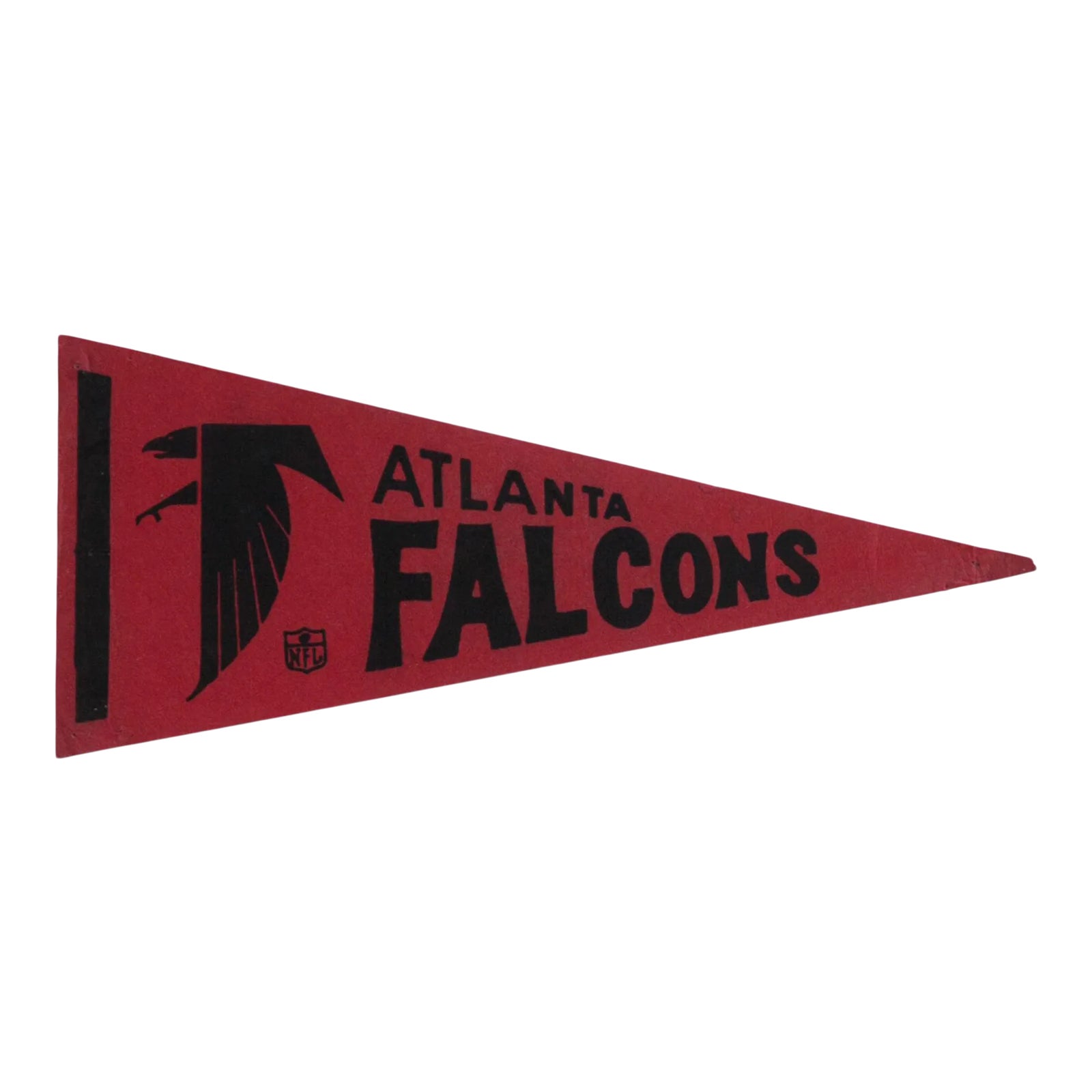Vintage Atlanta Falcons Felt Flag Pennant | Chairish