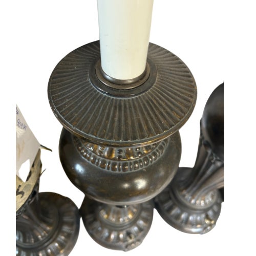 Vintage Lot of 6 Michael Berman Brass Urn Table Lamps | Chairish