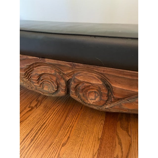 Mid Century Modern Witco Decor Tiki Bench | Chairish