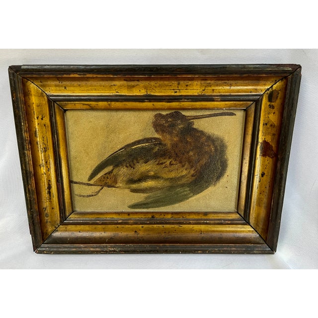 Late 1800s French Duck Painting Framed | Chairish