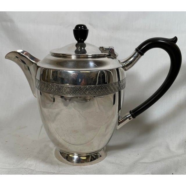 Antique 4 Piece Art Deco Walker & Hall Silver Plate Tea Set Made in ...