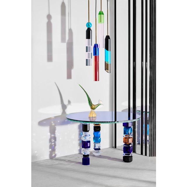 Reflections Copenhagen Detroit Crystal Side/Accent Table | Chairish