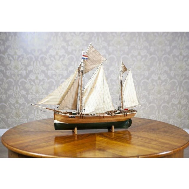 Detailed Model of Dutch Sailing Ship From the 1930s-1940s | Chairish