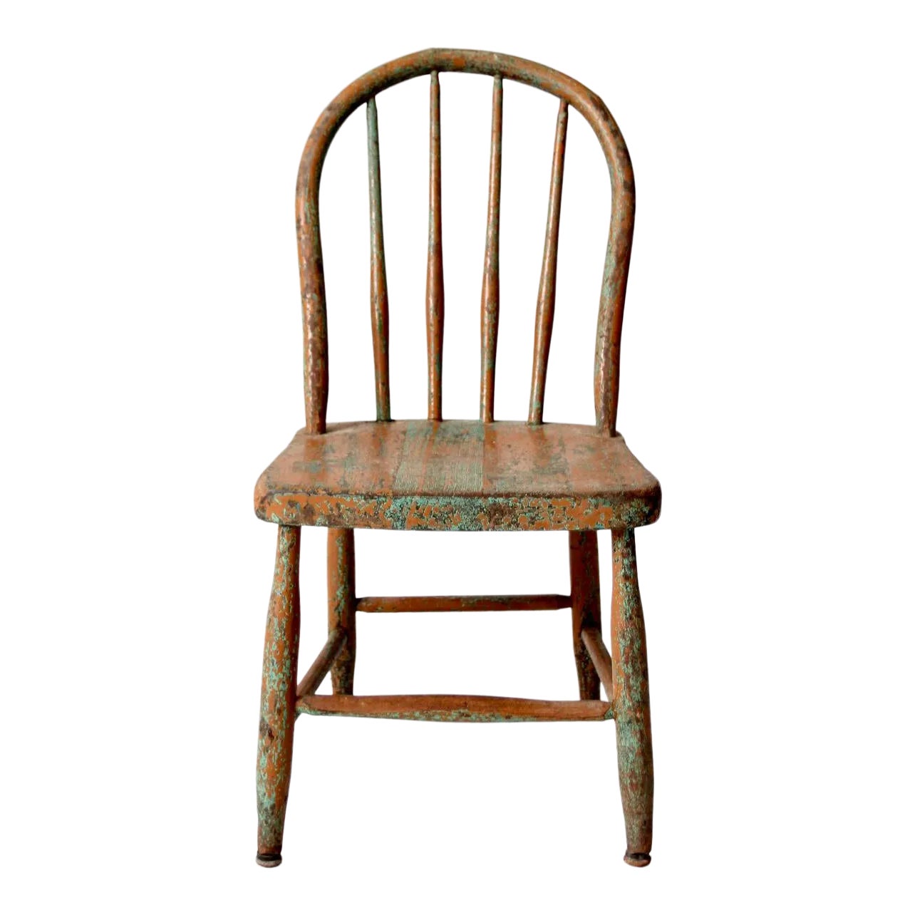 Vintage Children's Spindle Back Chair | Chairish