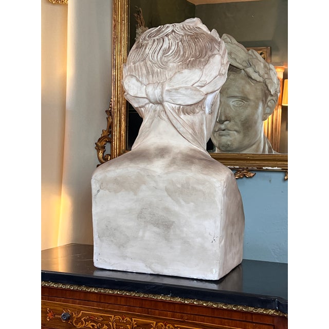 Monumental Plaster Bust Sculpture of Napoleon as Caesar After Antonio ...